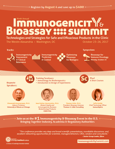 Brochure Downloads - Immunogenicity & Bioassay Summit